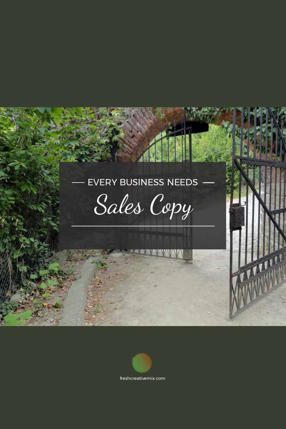 Add sales copy so readers act on your great content